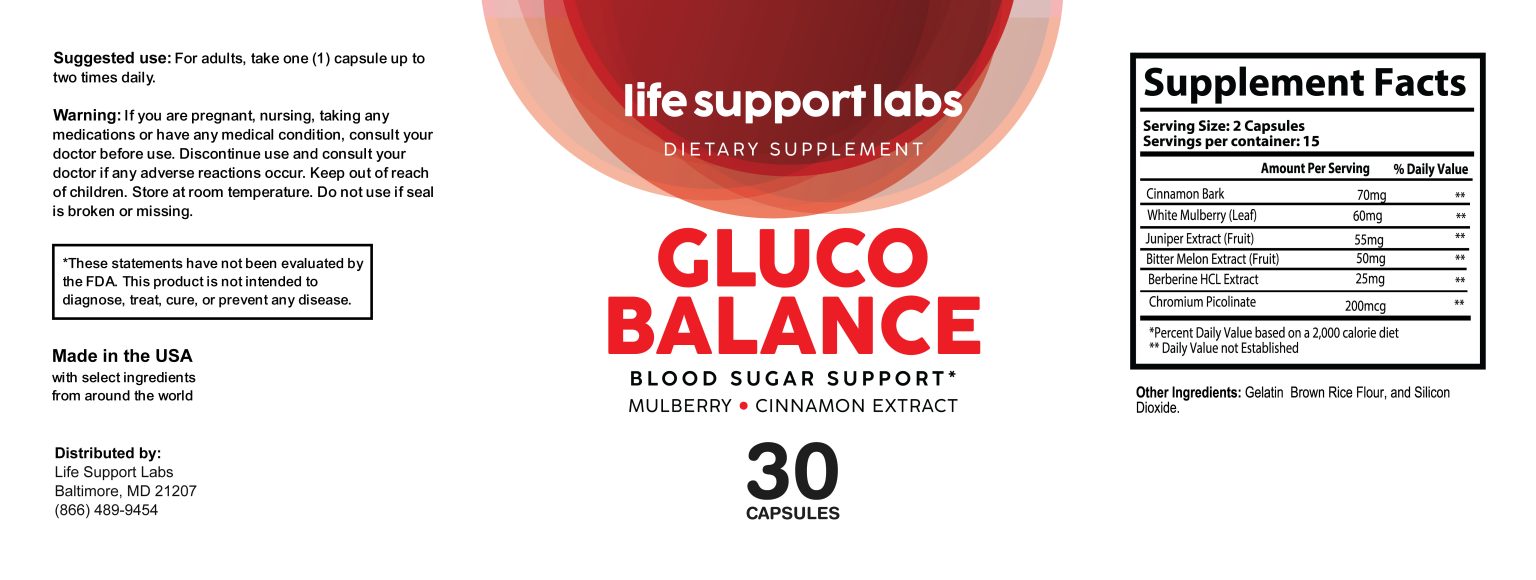 Gluco Balance – Life Support Labs